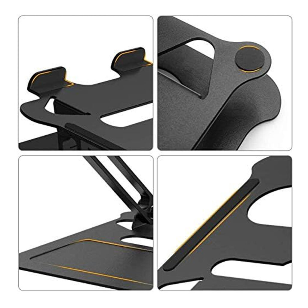 Soporte Para Pc Portátil Aluminio Altura Ajustable Plegable – Mercado ...