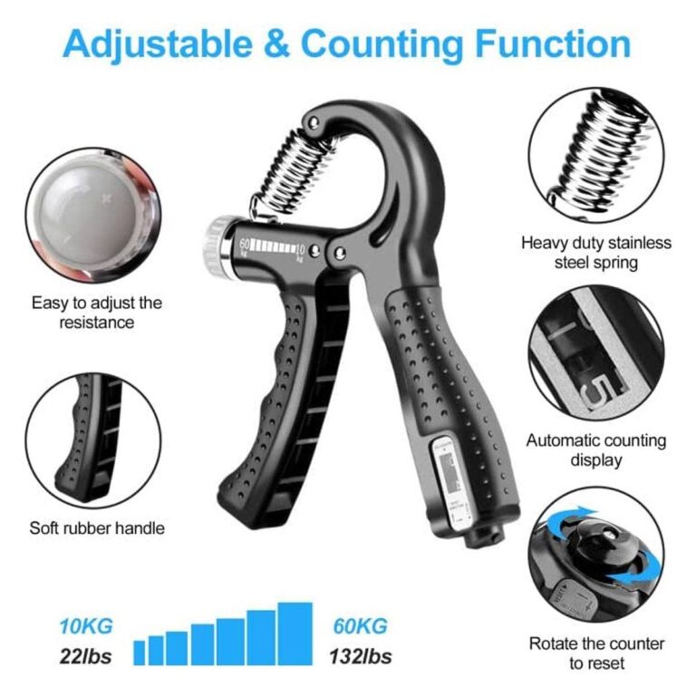 Kit Hand Grip Ejercitadores Mano Muñeca Antebrazo Graduable – Mercado ...